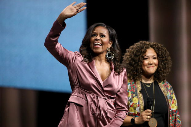 Michelle Obama compartió en el SAP Center de San Jose anécdotas de su ...