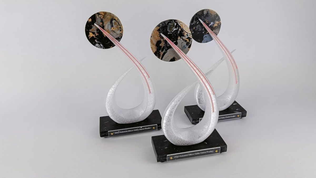 Mubadala Silicon Valley Classic Trophy Made With Recycled Materials ...