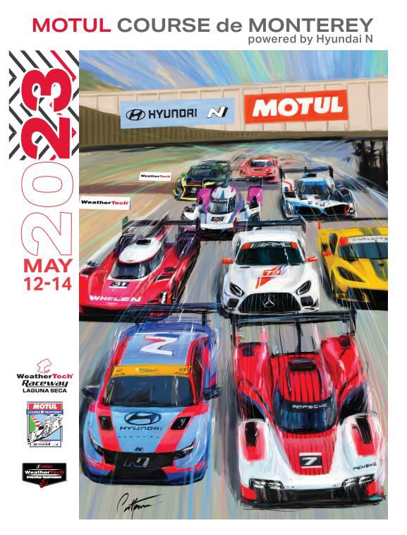 Poster Art Unveiled for Motul Course de Monterey, Powered by Hyundai N ...