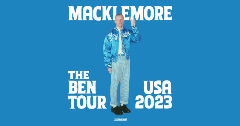 Macklemore THE BEN TOUR – North American Dates Announced In Partnership ...