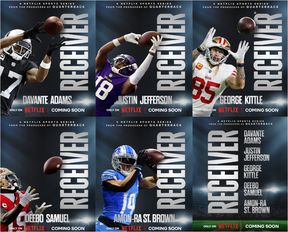 Netflix anuncia nueva serie de la NFL ‘Receiver’