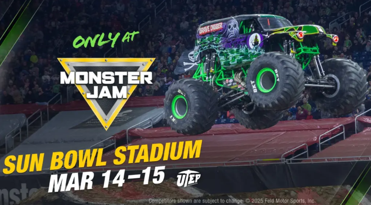 Monster Jam llega al Sun Bowl Stadium de El Paso el 14 y 15 de marzo de ...